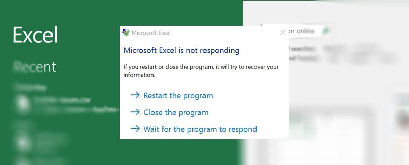Excel Not Responding How To Fix It Scoop Byte